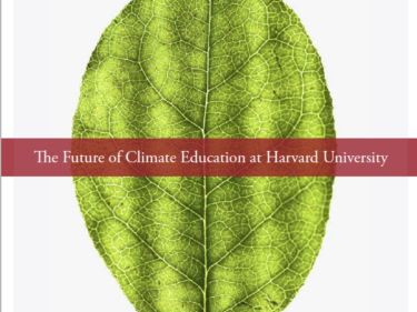 Climate Education - Vice Provost for Climate & Sustainability